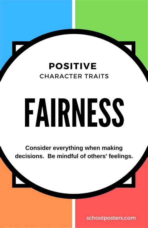 Fairness Character Quotes