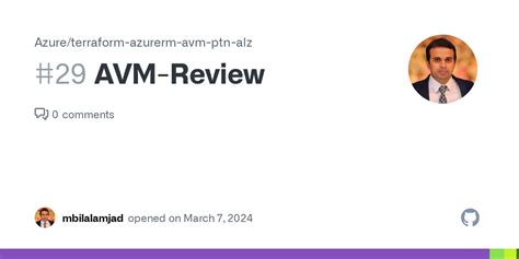 Avm Review V1 · Issue 29 · Azureterraform Azurerm Avm Ptn Alz · Github