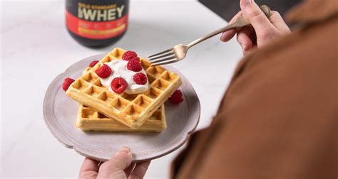 Vanilla Protein Waffles Optimum Nutrition Us