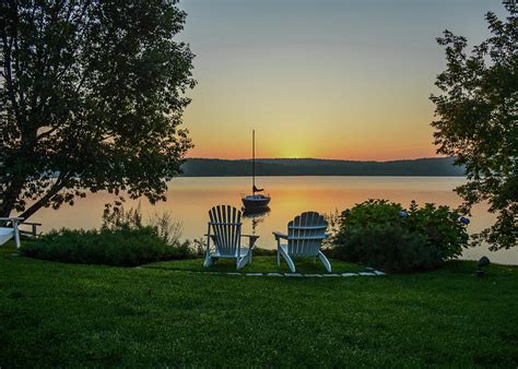 Winnipesaukee Sunrise Photograph By Doug Mellor Fine Art America