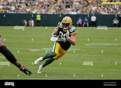 Green Bay Packers Tight End Luke Musgrave 88 A Preseason Nfl Football