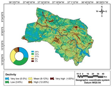 Thematic Spatial Map Of Land Slope Classes Download Scientific Diagram