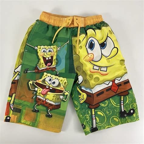 Nickelodeon Swim Spongebob Squarepants Swim Trunks Bathing Suit