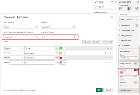 Solved Conditional Formatting Microsoft Fabric Community