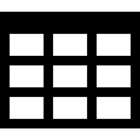 Table Vector Svg Icon Svg Repo