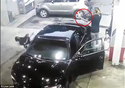 Atlanta Gas Station Shootout Sees Woman Caught In Terrifying Crossfire