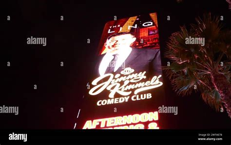 Las Vegas Nevada Usa Th March Jimmy Kimmel Comedy Club Marquee