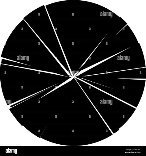 Shattered Fractured Broken Geometric Circle Burst Explosion Effect