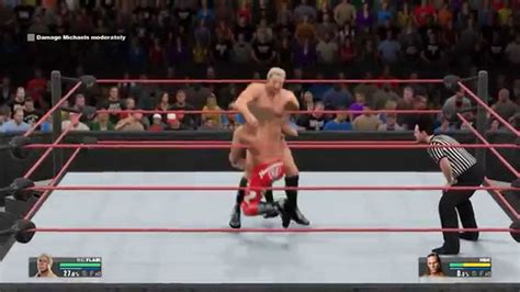 Wwe K Bad Blood Ric Flair Vs Shawn Michaels Youtube