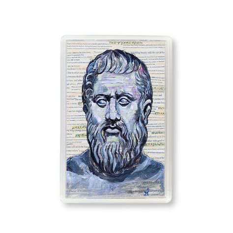 Plato Plexiglass Magnet Mpl 202 Canvas Greece