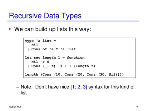 Ppt Cmsc 330 Organization Of Programming Languages Powerpoint Presentation Id2273047