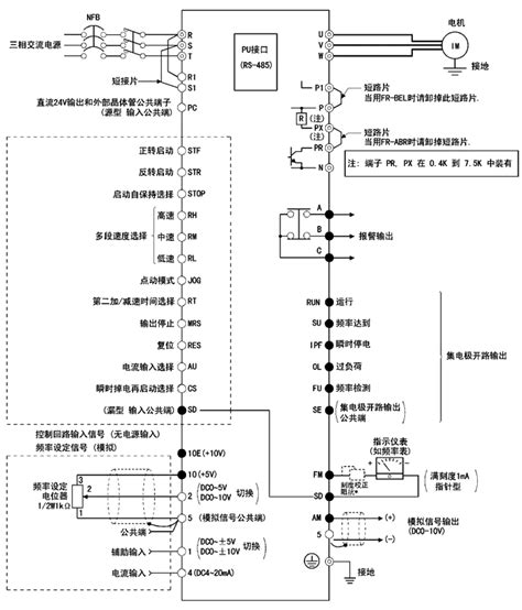 变频器接线端子 符号 示意图 第11页 大山谷图库