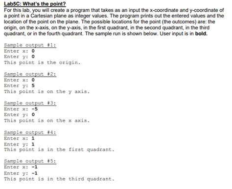Solved Lab C What S The Point For This Lab You Will Chegg
