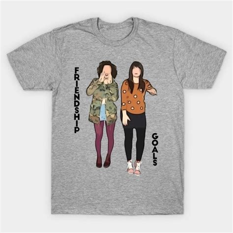 Abbi And Ilana Friendship Goals Broad City Tv Show Fan Merch Etsy
