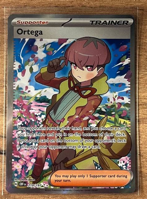 Ortega Illustration Rare Pokemon Obsidian Flames Kaufen Auf Ricardo