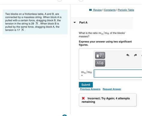 solved ma review constants periodic table two blocks on a