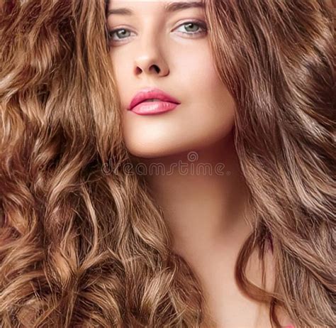 Hairstyle Beauty And Hair Care Beautiful Woman With Long Natural