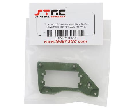 St Racing Concepts Scx10 Pro Cnc Machined Aluminum Servo On Axle Mount