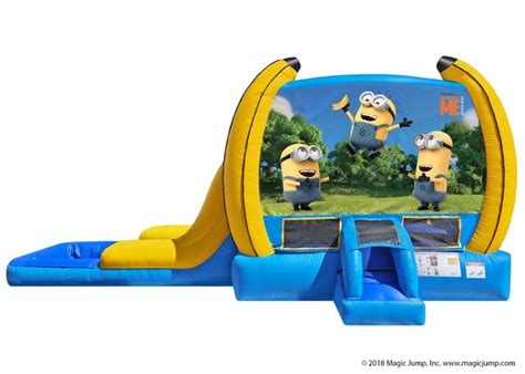 Despicable Me Minion Bounce House Combo With Slide Rental