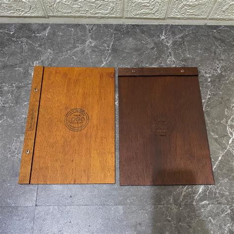 Jual Cover Buku Menu Kayu Free Grafir Logo Shopee Indonesia