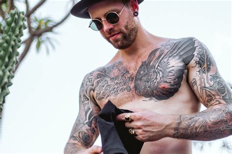 Free Images Eyewear Facial Hair Beard Arm Barechested Sunglasses