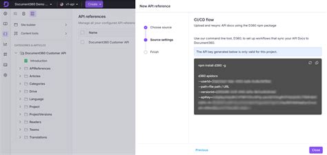Managing Api Documentation