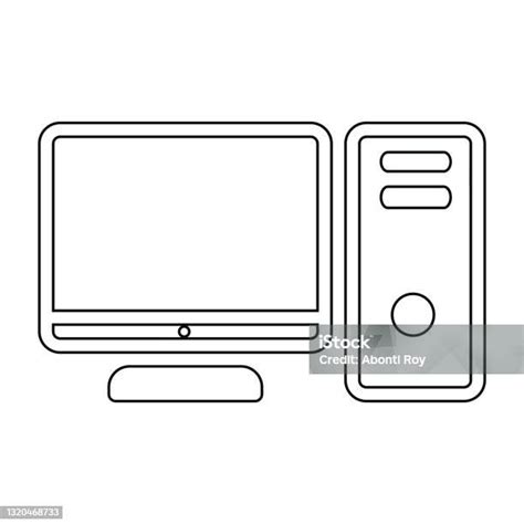 Pc 데스크톱 컴퓨터 아이콘 0명에 대한 스톡 벡터 아트 및 기타 이미지 0명 모던 양식 Istock