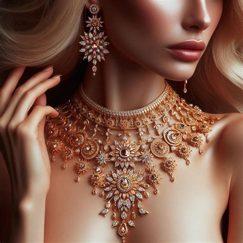 Premium Photo Hyperrealistic Female Beauty Lady Model Wearing Luxury