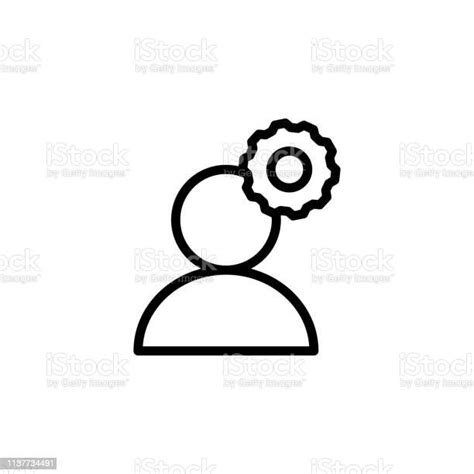 使用者設置 圖示業務元素啟動移動概念和 Web 應用程式的圖示細線使用者設置 圖示可用於 Web 和行動裝置向量圖形及更多互聯網圖片 Istock