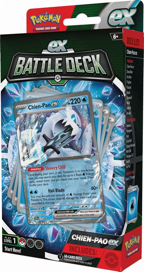 Pokémon Tcg Ex Battle Decks Chien Pao Ex Tinkaton Ex Coming