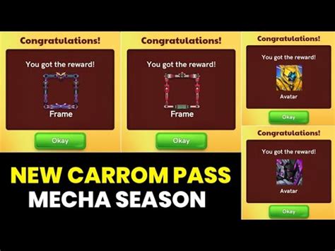 Carrom Pool Next Month S New Carrom Pass Mecha Season Jamot Gaming