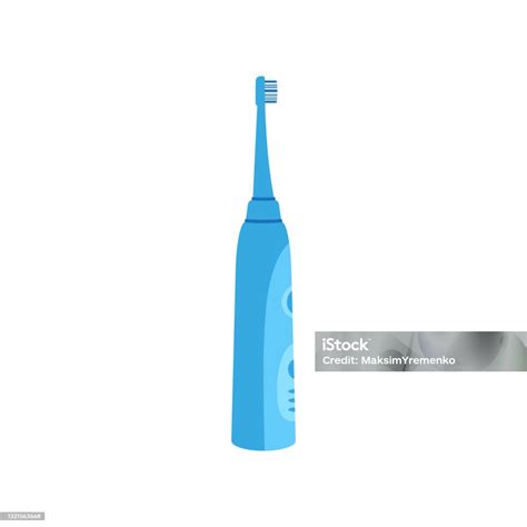 Cartoon Vector Illustration Of Electric Toothbrush Isolated Stock