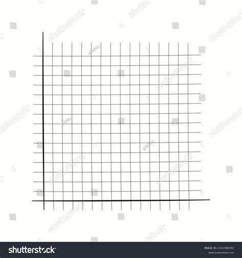 Grid Paper Mathematical Graph Cartesian Coordinate Stock Vector