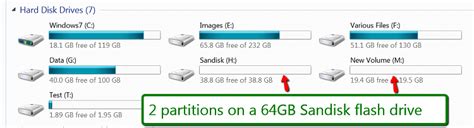 How To Mount Multiple Partitions On A Usb Removable Drive Windows 7