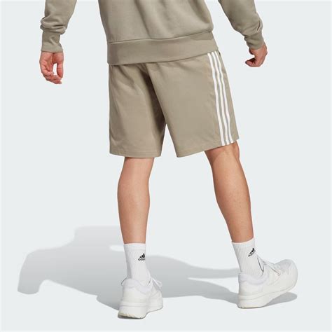 Essentials Single Jersey 3 Stripes Shorts Peakydz