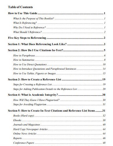 Apa Style Paper Example With Table Of Contents Cabinets Matttroy