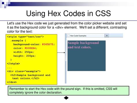 Web Colors Ppt Download