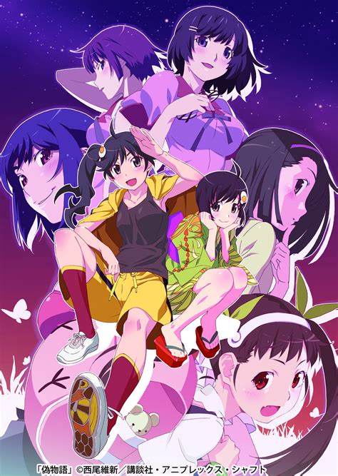 Senjougahara Hitagi Hanekawa Tsubasa Sengoku Nadeko Hachikuji Mayoi
