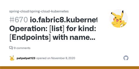 io fabric8 kubernetes client kubernetesclientexception operation