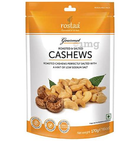Rostaa Premium Roasted Salted Cashews Buy Packet Of Gm Dry Fruits At Best Price In