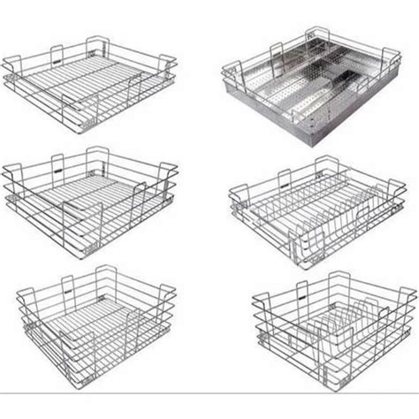Rectangular Ss202 Stainless Steel Kitchen Basket At Rs 900 In Hyderabad