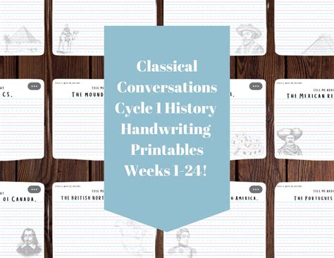 Cc Cycle 1 History Handwriting Printables Etsy