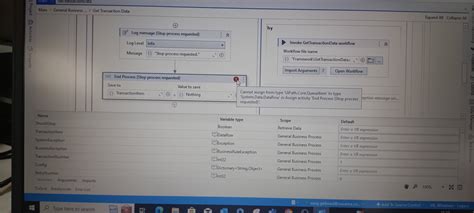 RE Framework Error Convert Variable Activities UiPath Community Forum