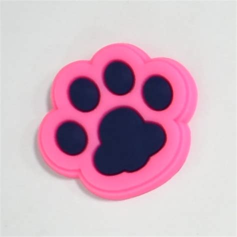 Cute Cat Paw Jibbitz For Crocs Dog Paw Jibits Charm Footprint Jibbits