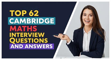 Top 62 Cambridge Maths Interview Questions And Answers In 2025