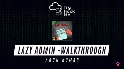 Tryhackme Lazy Admin Walkthrough Hello Players In This Blog I Have