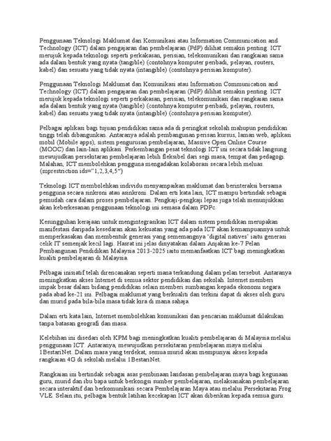 Anjakan 7 Pppm Penggunaan Ict Pdf