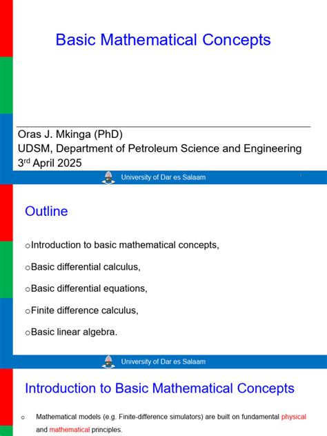 Og260 03a Basic Mathematical Concepts Pdf Numerical Analysis