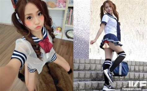 台灣學生妹！在學校裡掀衣「露底褲」連「透明水手服」都敢穿出門，課桌椅是這樣用嗎