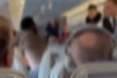 Moment Man Screams At Passengers After Spitting And Threatening To